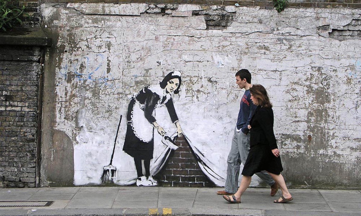 Banksy Tops Poll As Most Iconic British Artist...........