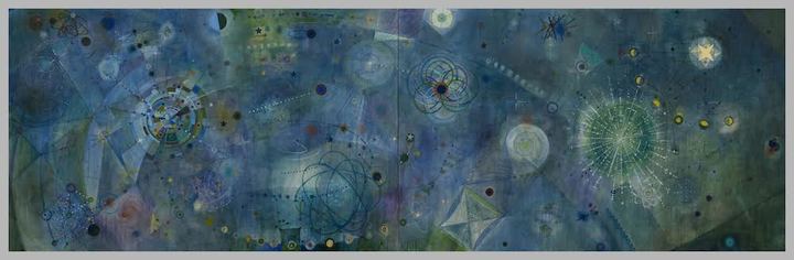 Laura Battle Touches the Celestial Heavens with Her Paint Brush - Artlyst