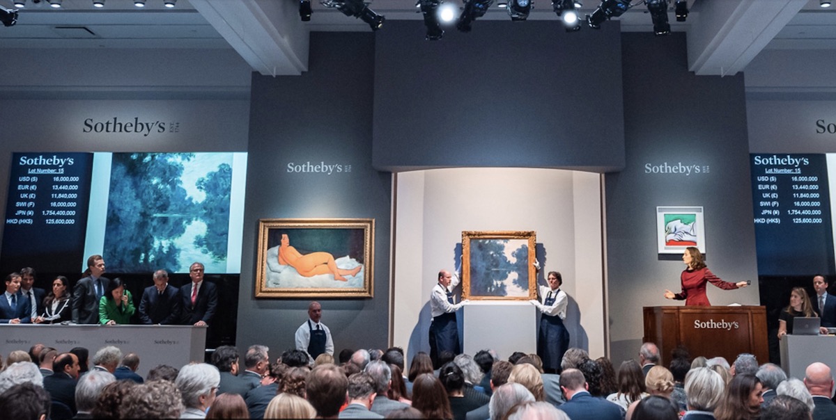 Modigliani Nu Couché Tops Sotheby's Highest Ever Record Price At $157m ...